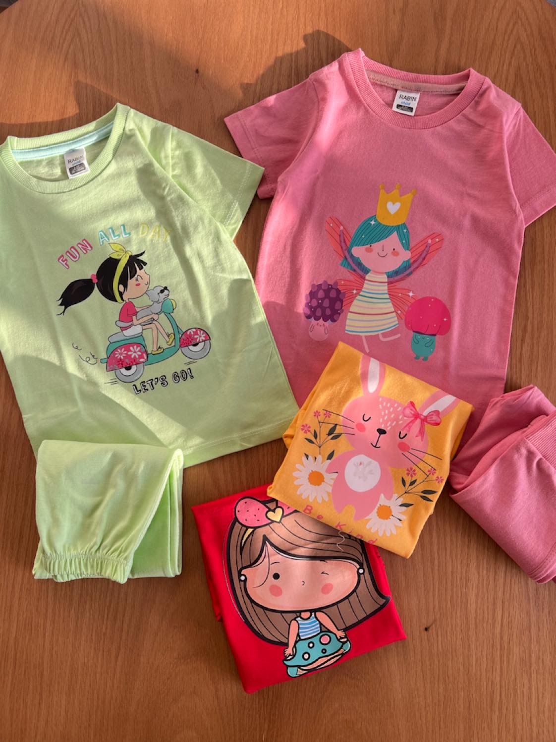 تیشرت شلوار تمام نخ پنبه 👧🏻 - فروشگاه لباس کودک تدی کیدز