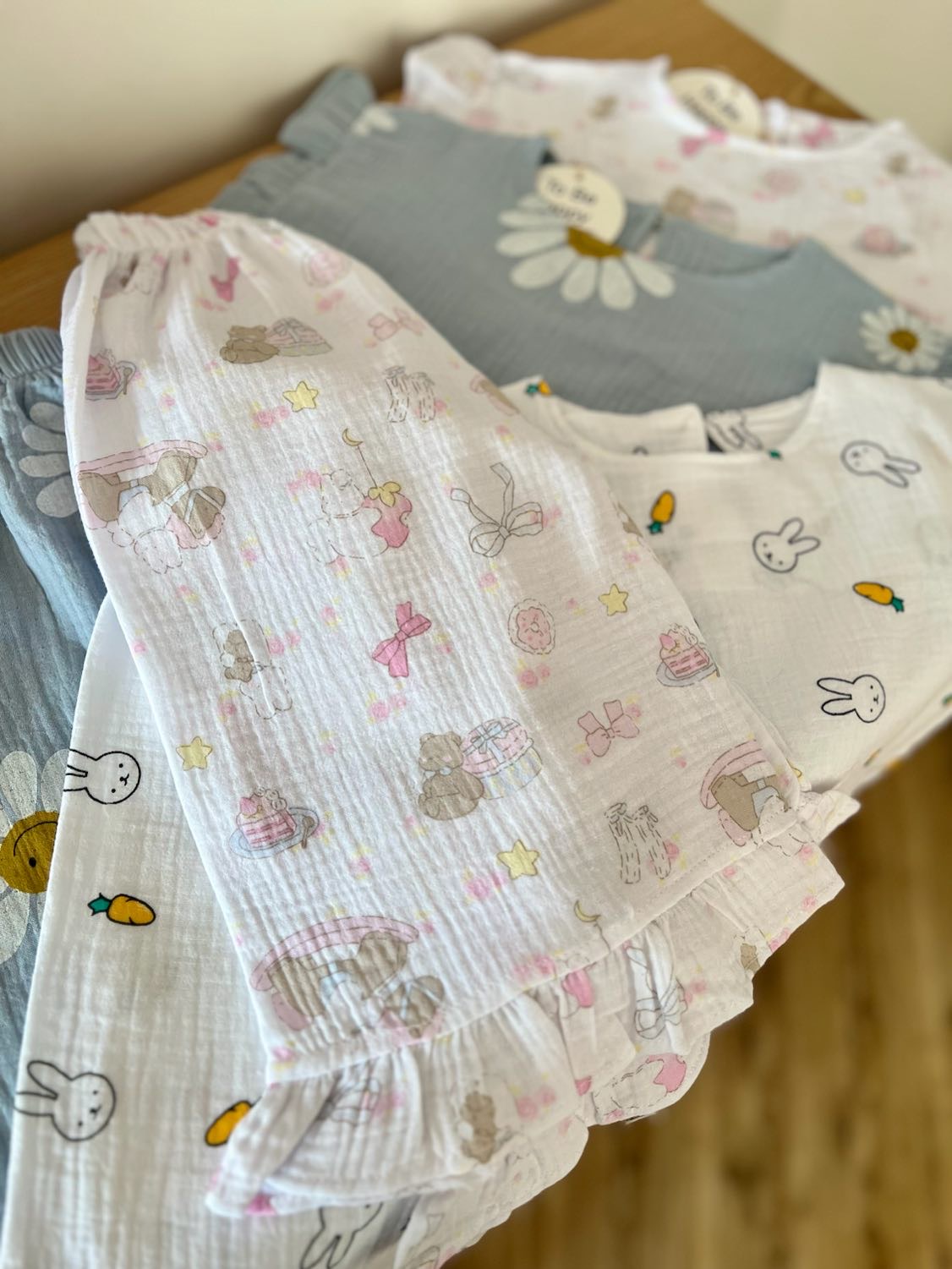 ست موسلین نارین - فروشگاه لباس کودک تدی کیدز